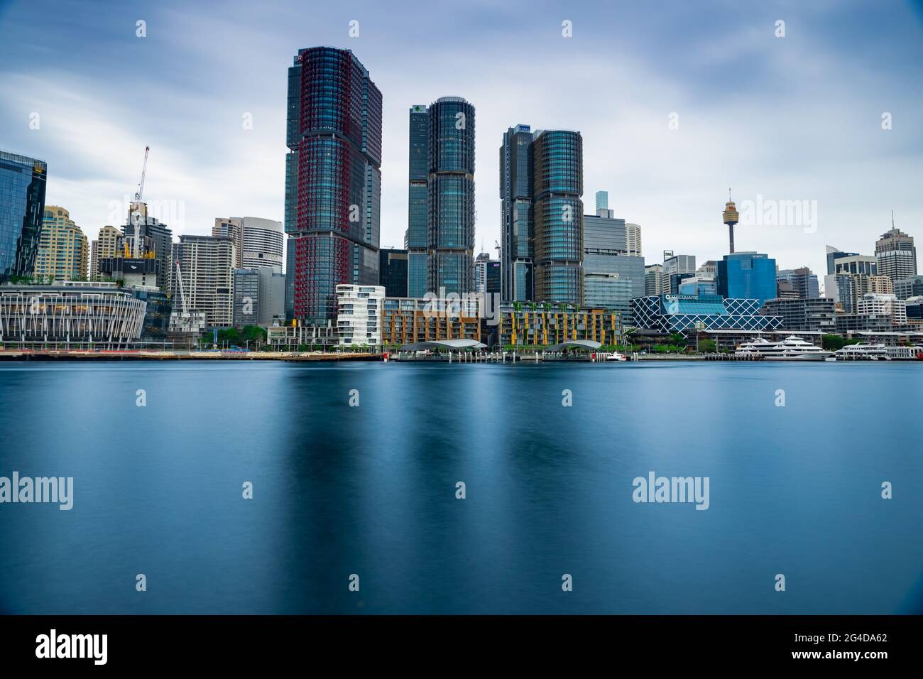 Long exposure Sydney Harbour Australia turquoise blue colours of the ...