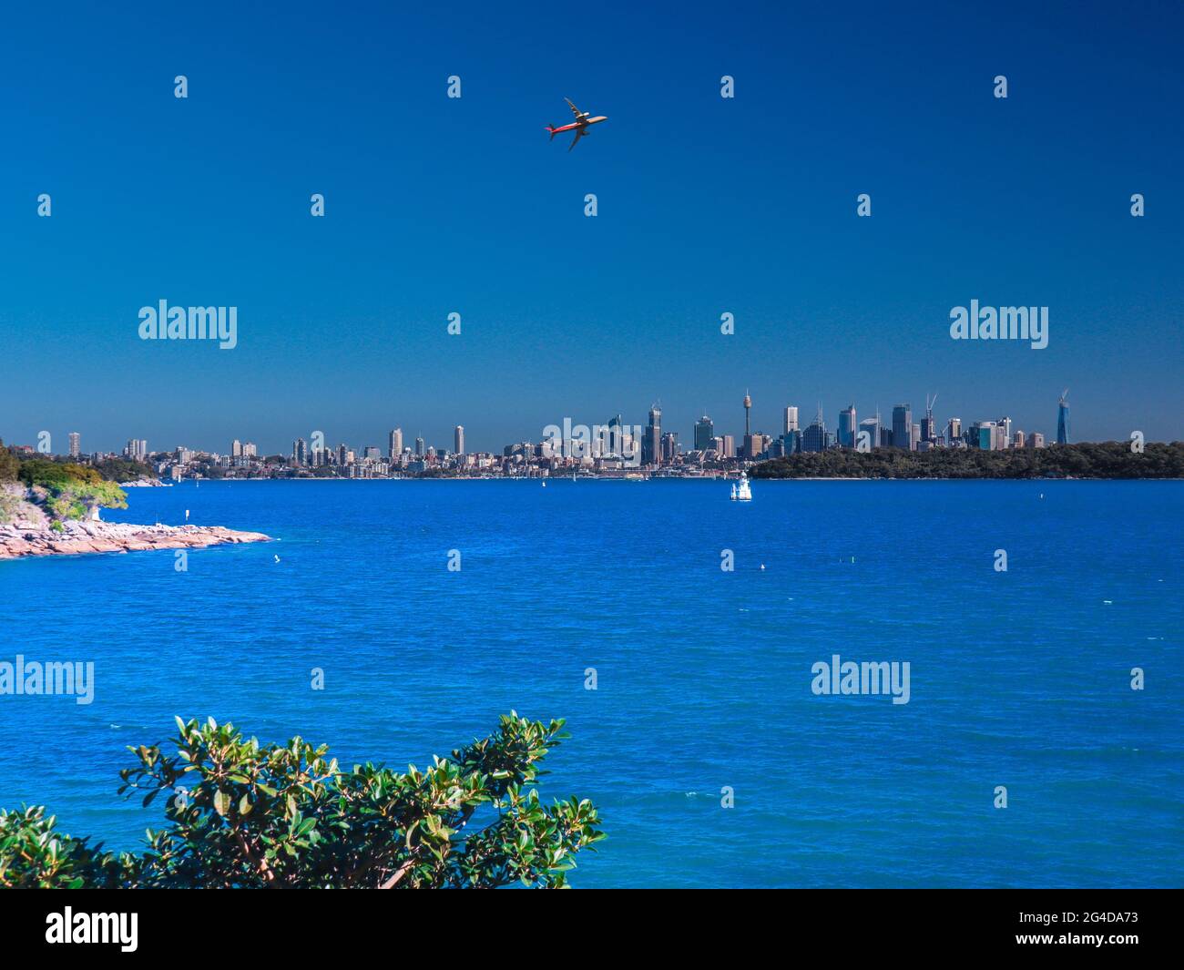 Long exposure Sydney Harbour Australia turquoise blue colours of the ...