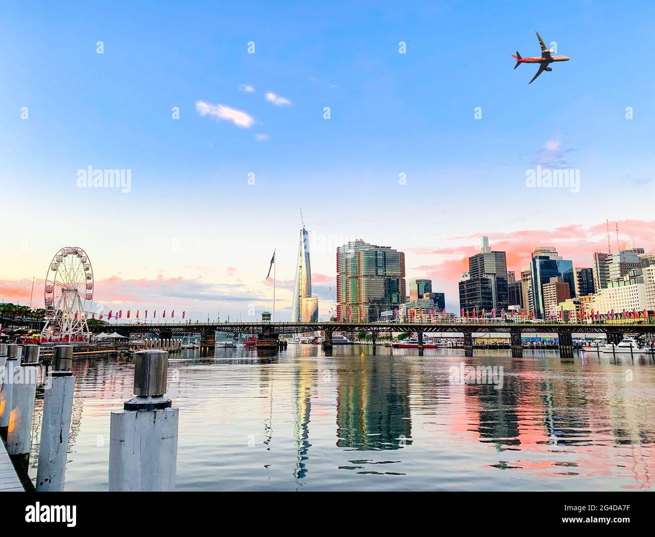 Panorama view of Sydney Harbour NSW Australia lovely turquoise waters ...