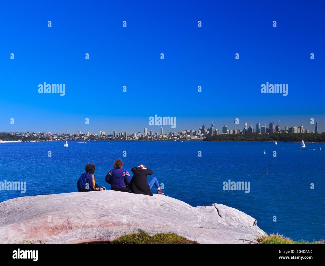 Panorama view of Sydney Harbour NSW Australia lovely turquoise waters ...