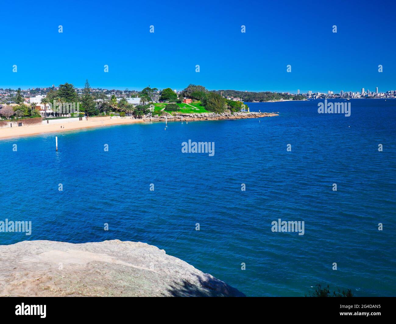 Panorama view of Sydney Harbour NSW Australia lovely turquoise waters ...