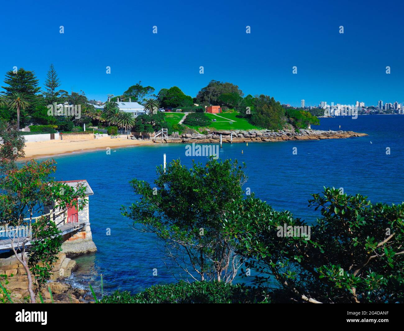 Panorama view of Sydney Harbour NSW Australia lovely turquoise waters ...