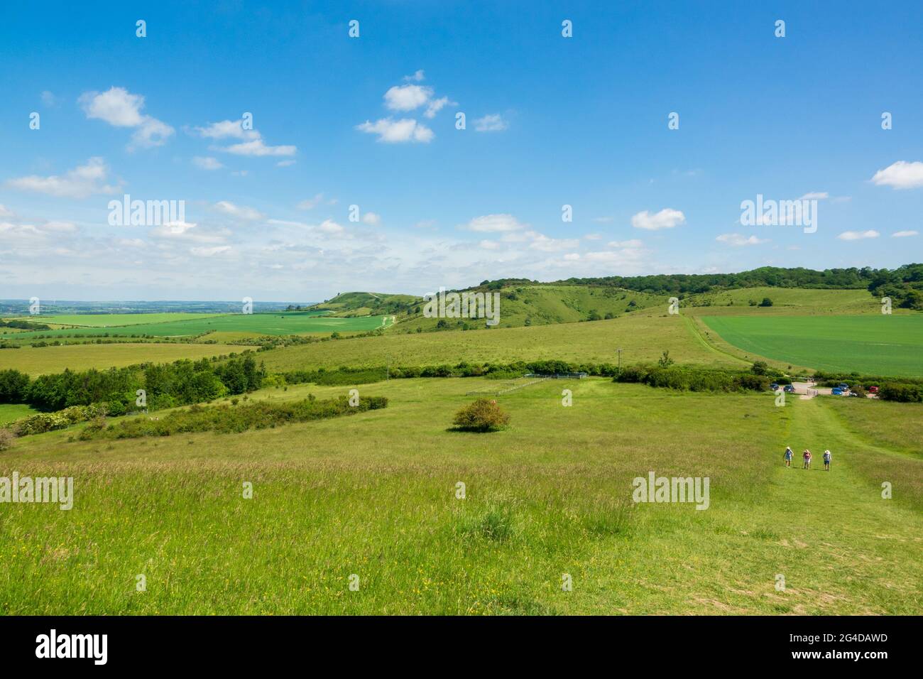Pitstone Hill, The Ridgeway, Chilterns Stock Photo - Alamy