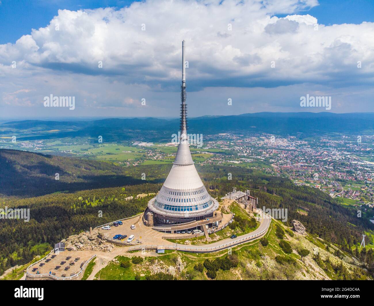 Jested mountain unique building hi-res stock photography and images - Alamy