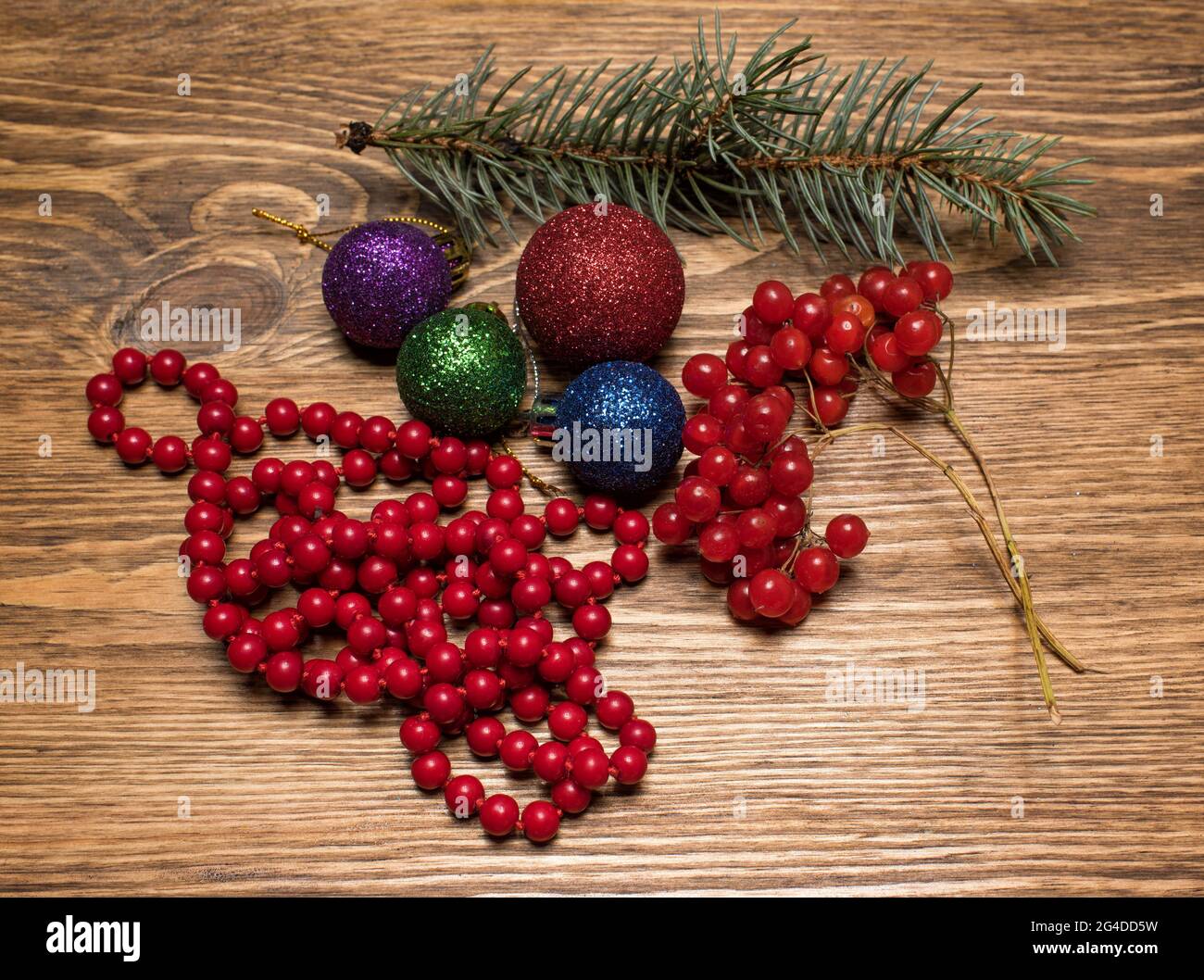 Christmas decorations and accessories Stock Photo - Alamy