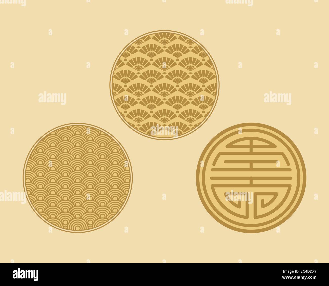 Traditional korean patterns Stock Vector Images - Alamy