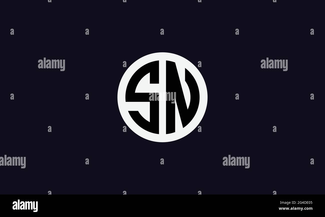 Letter sn logo hi-res stock photography and images - Alamy