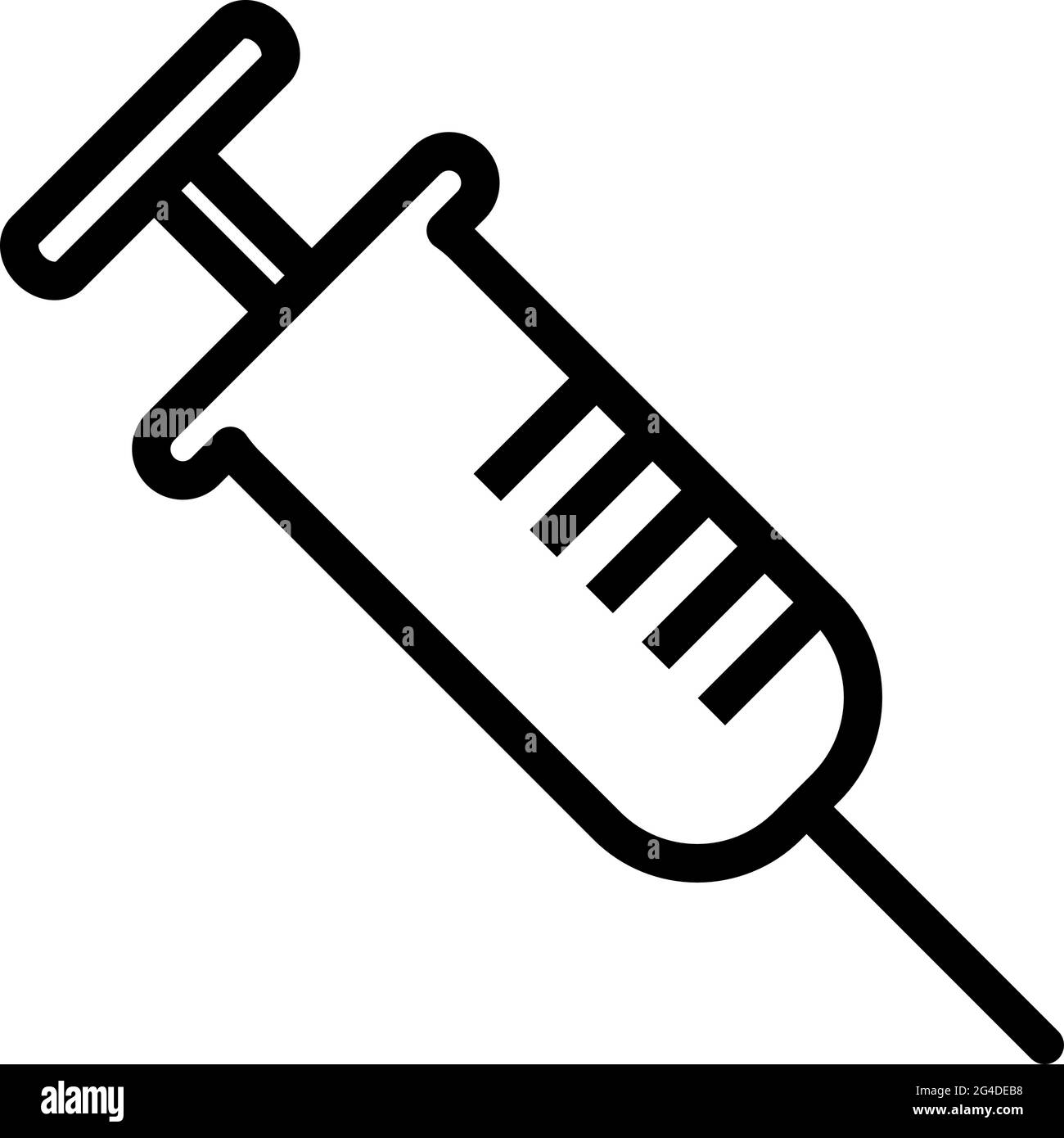 Single flat template title. Bold outline design with editable stroke ...