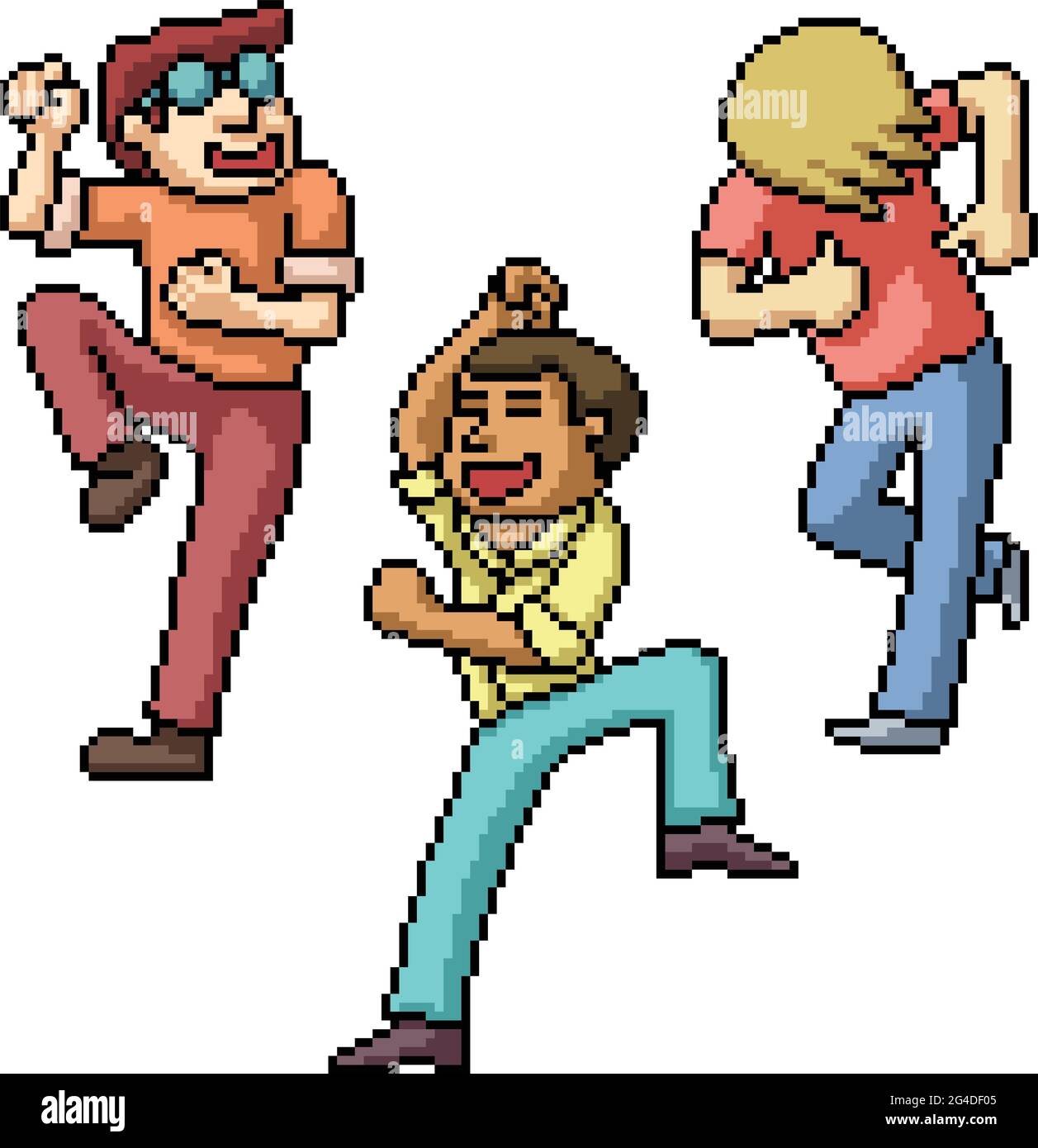 Men happy Stock Vector Images - Alamy