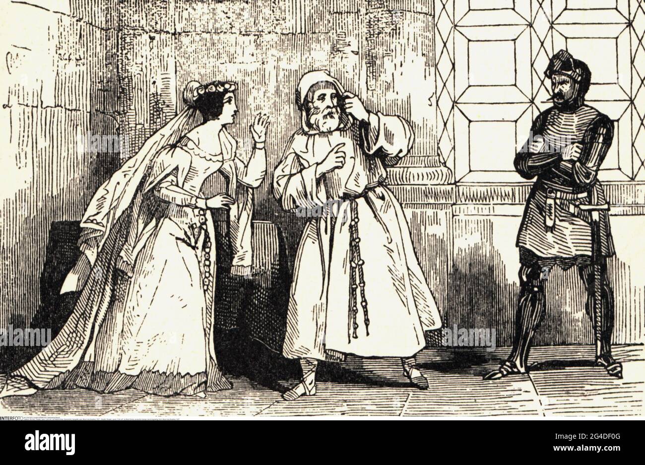 theatre / theater, opera, "L'An mil", by Albert Grisar, production ...