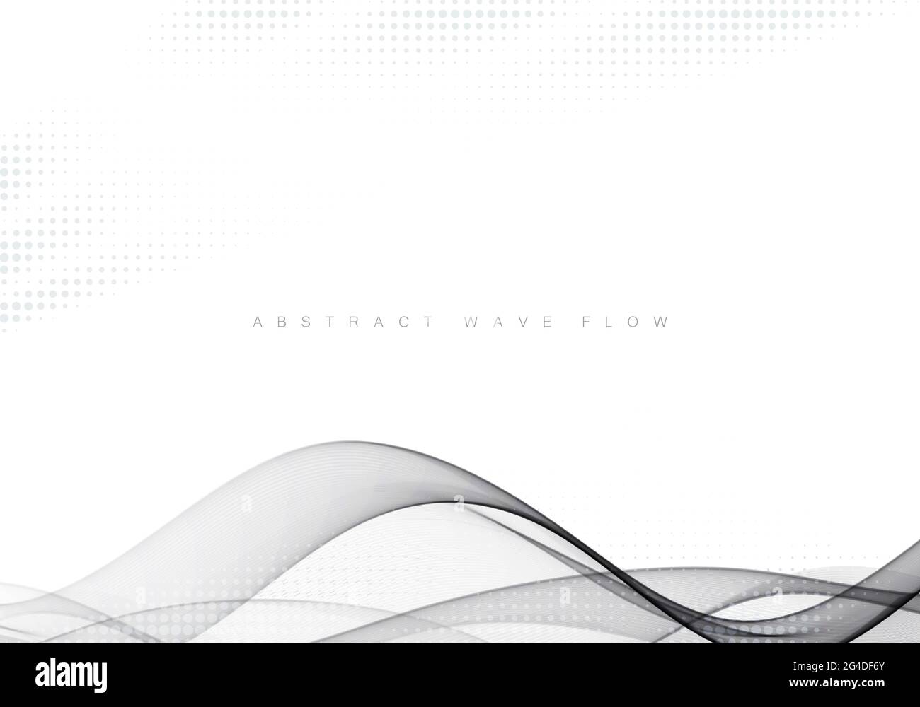Grey modern abstract line layout gradient futuristic smooth swoosh ...