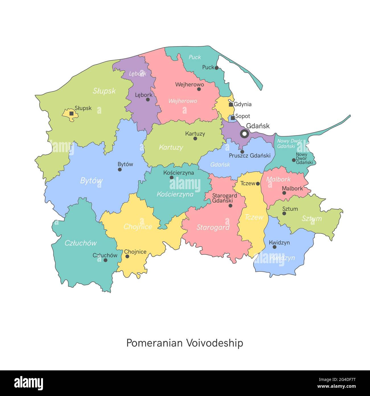 Pomeranian district Stock Vector Images - Alamy