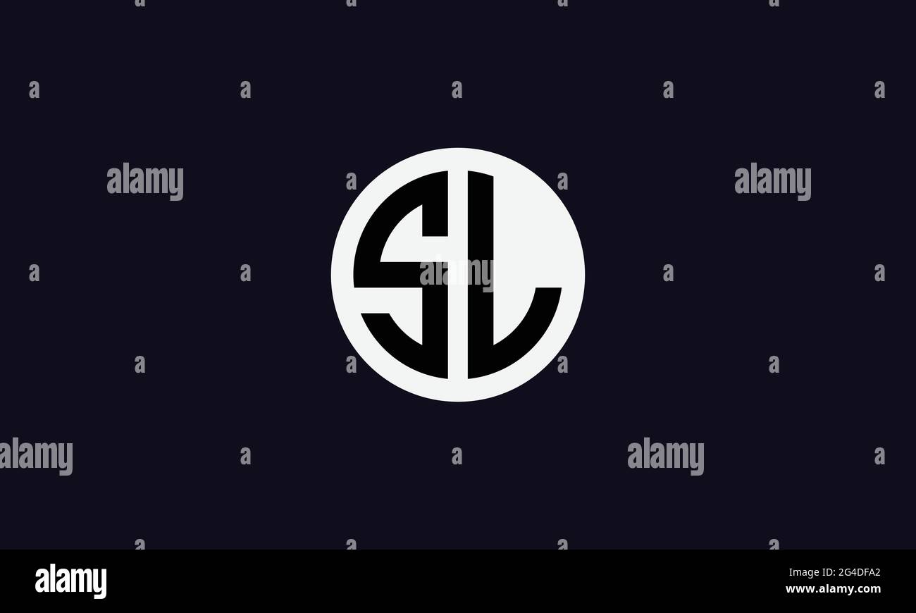 SL and LS S or L Abstract Letter Mark Vector Logo Template for Business ...