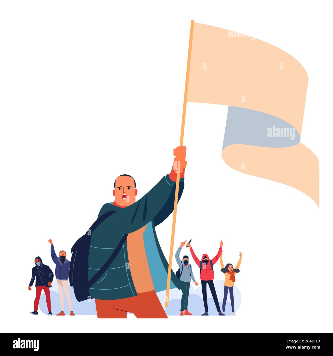 Protesting demo placard Stock Vector Images - Alamy