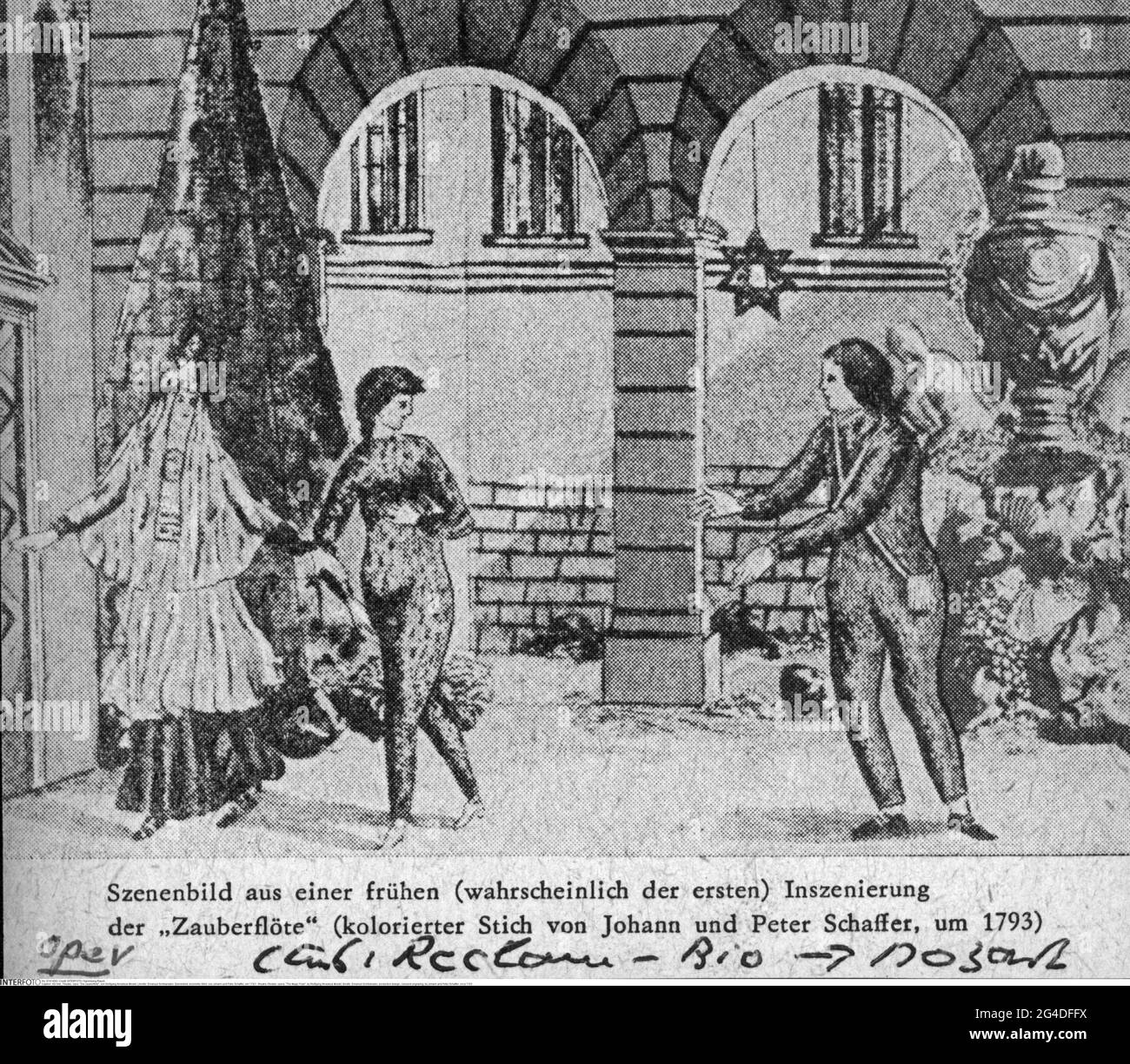 theatre / theater, opera, "The Magic Flute", by Wolfgang Amadeus Mozart ...