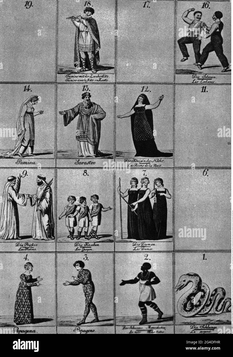 theatre / theater, opera, "The Magic Flute", by Wolfgang Amadeus Mozart ...