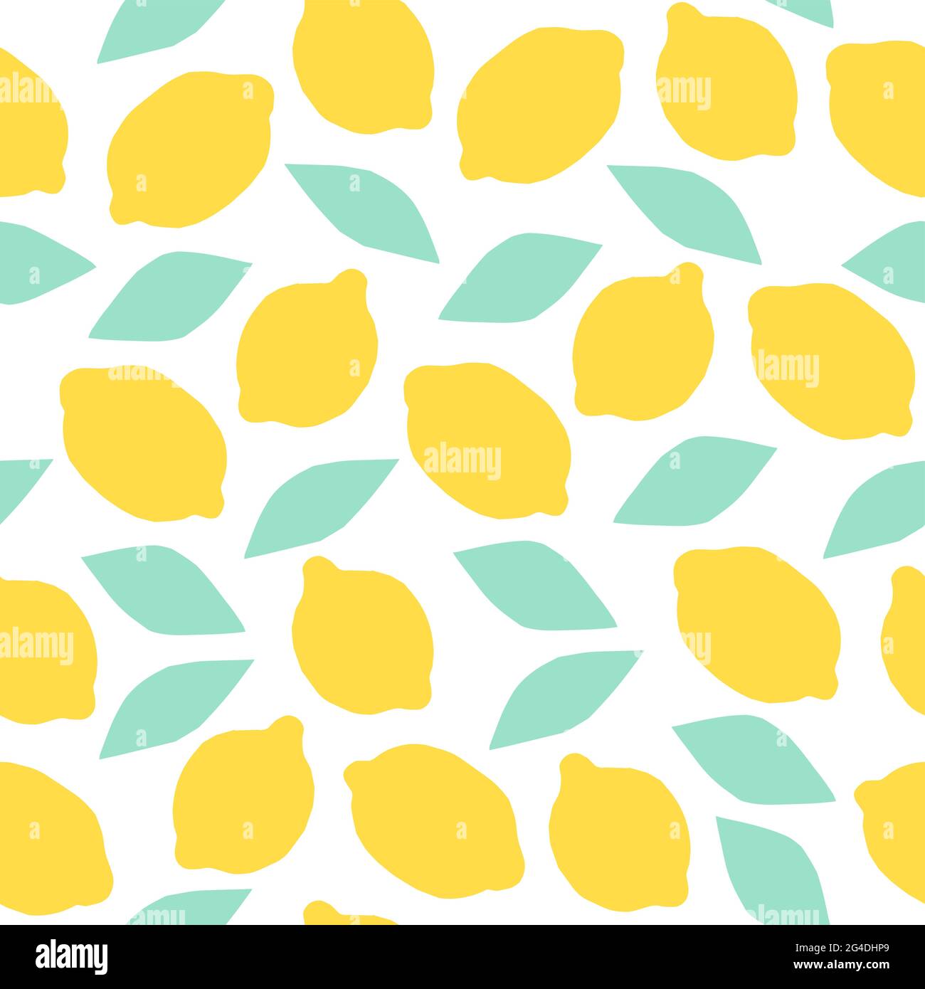 Fresh lemons seamless pattern, abstract citrus background. Fruit ...