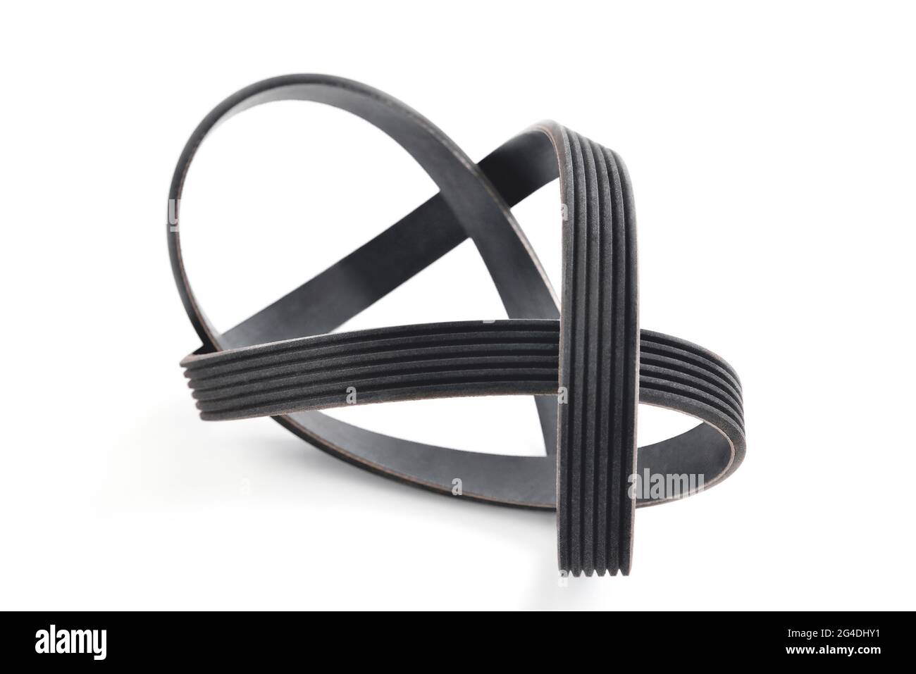 A new belt for a poly-V-ribbed electric generator. Car timing belt ...