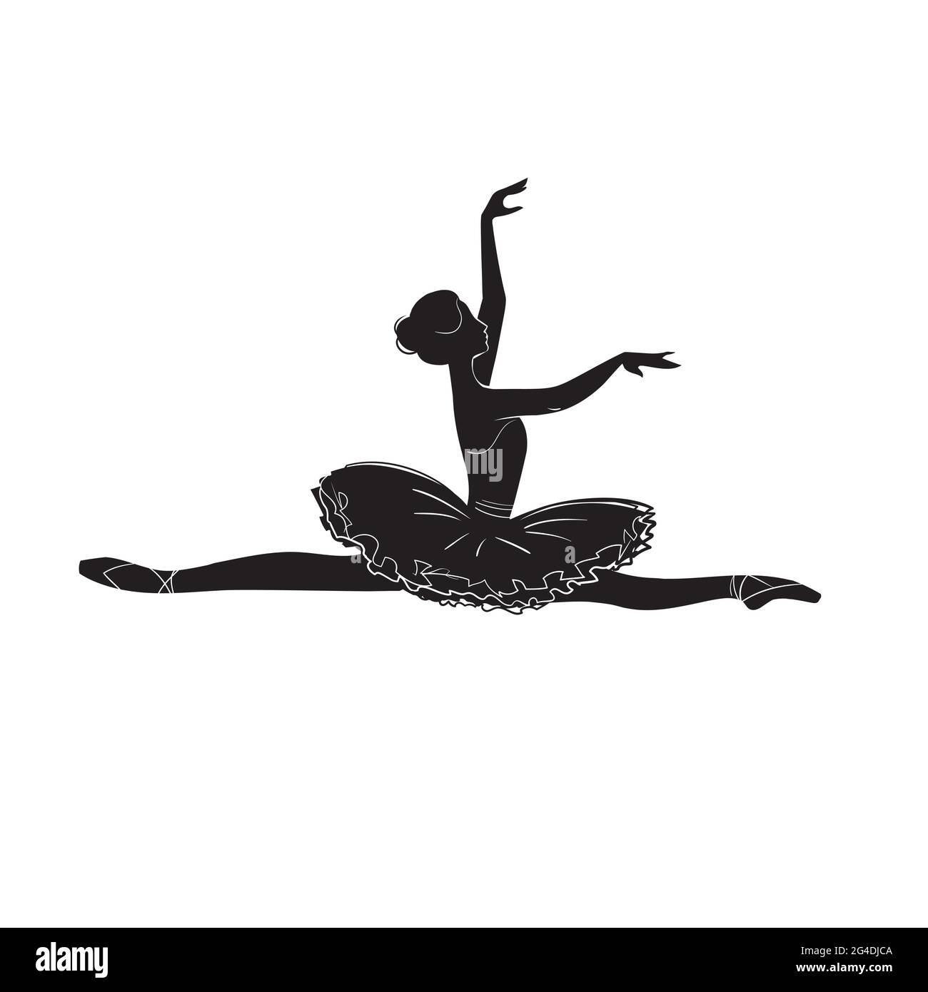 Ballet Dancer Jumping Drawing