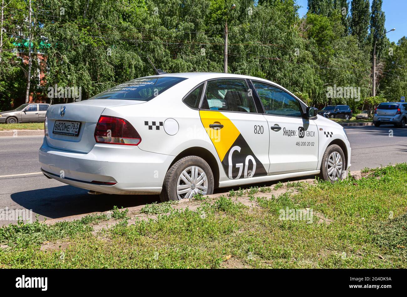 Yandex cab hi-res stock photography and images - Alamy