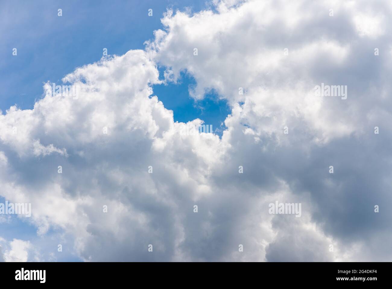 beautiful sparse clouds in the blue sky.Cloudscape. Blue sky and white ...