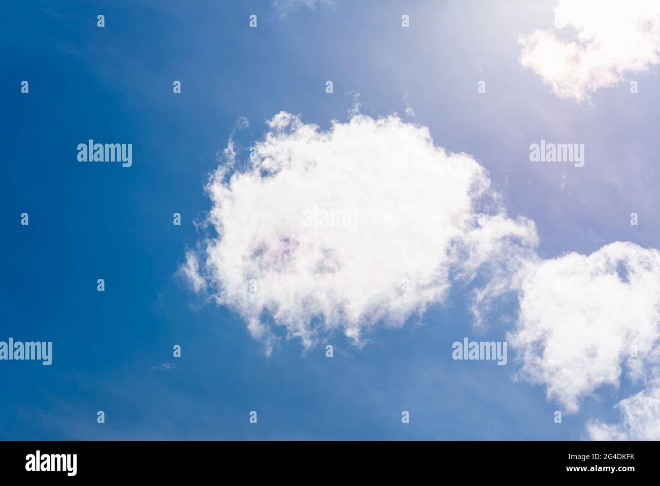 beautiful sparse clouds in the blue sky.Cloudscape. Blue sky and white ...