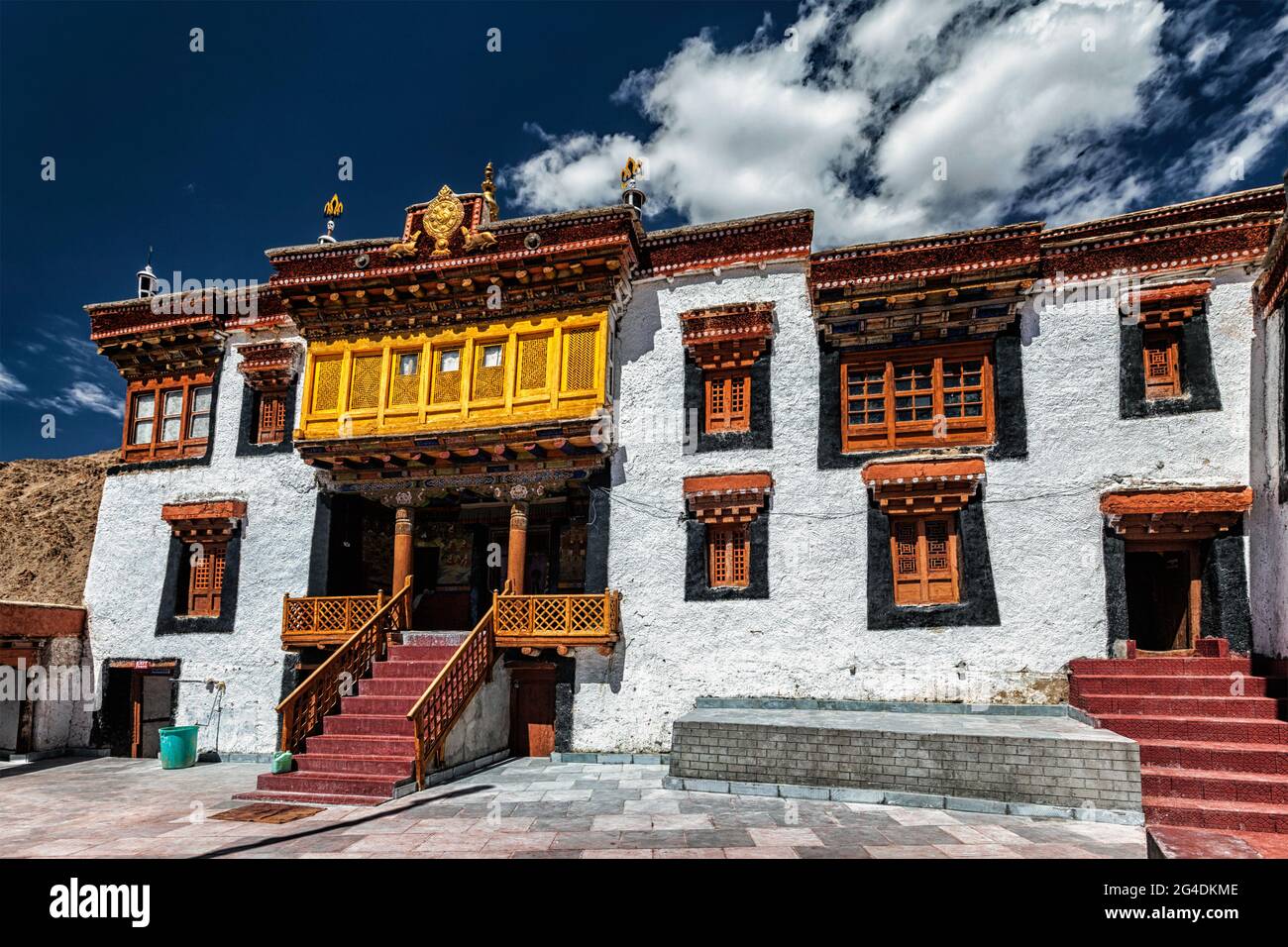 Likir monastery. Ladakh, India Stock Photo - Alamy