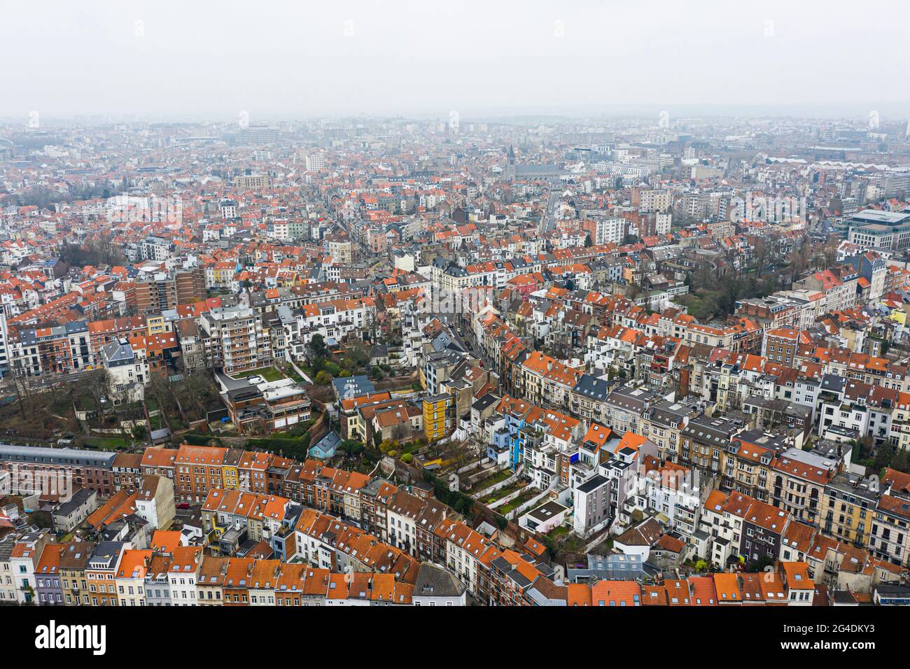 Aerial view town 2021 hi-res stock photography and images - Alamy
