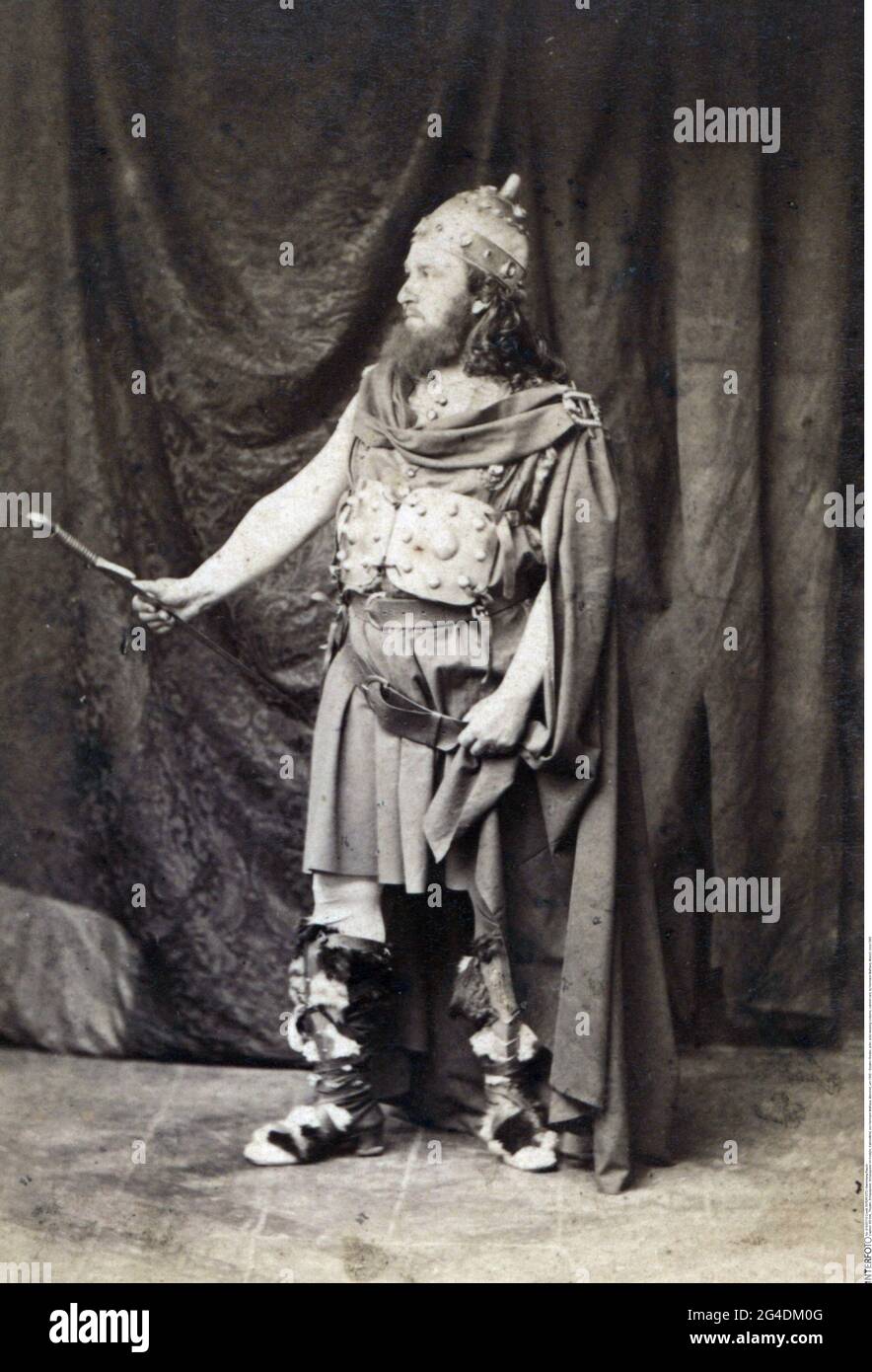 theatre / theater, actor, actor wearing costume, cabinet card, by ...