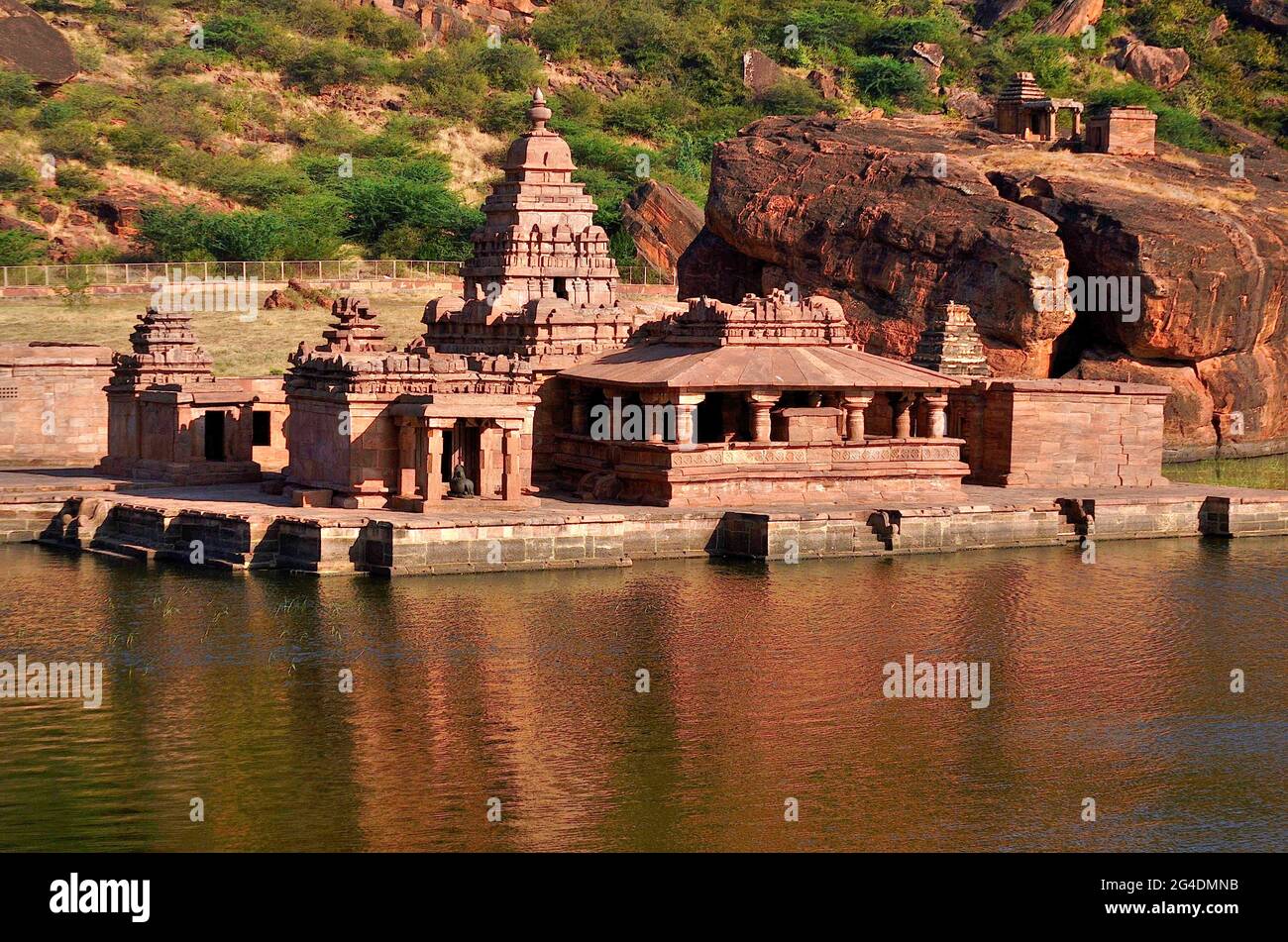Badami Karnataka India January 25 2020, Bhutanatha temple and agasthya ...