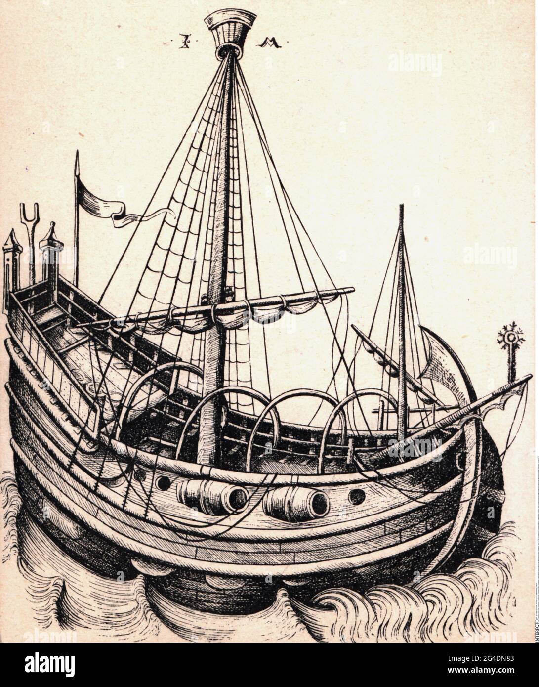 transport / transportation, navigation, sailing ship, cogs, ARTIST'S ...