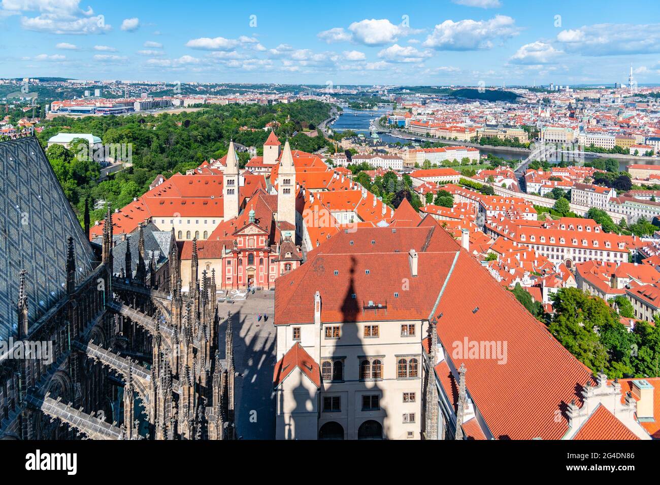Basilica of St George on Prague Castle Stock Photo - Alamy