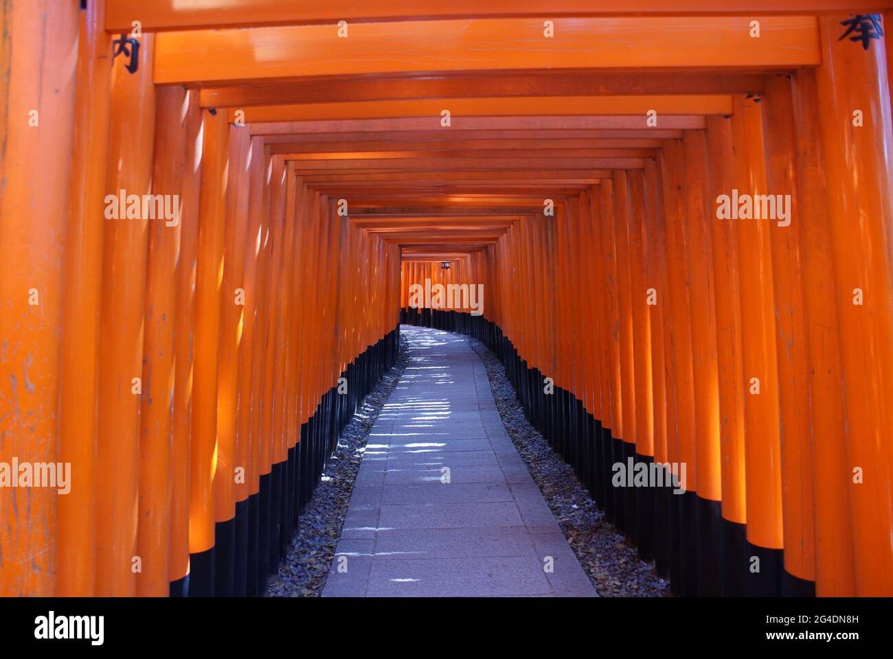 Beautiful shot of the Kyoto fox shrine Fushimi Inari in Japan Stock ...