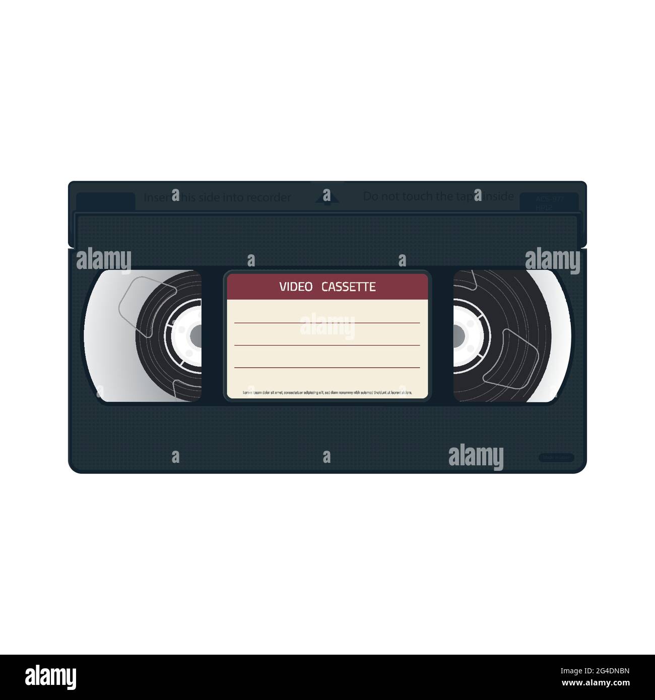 VHS cassette case Stock Vector Image & Art - Alamy