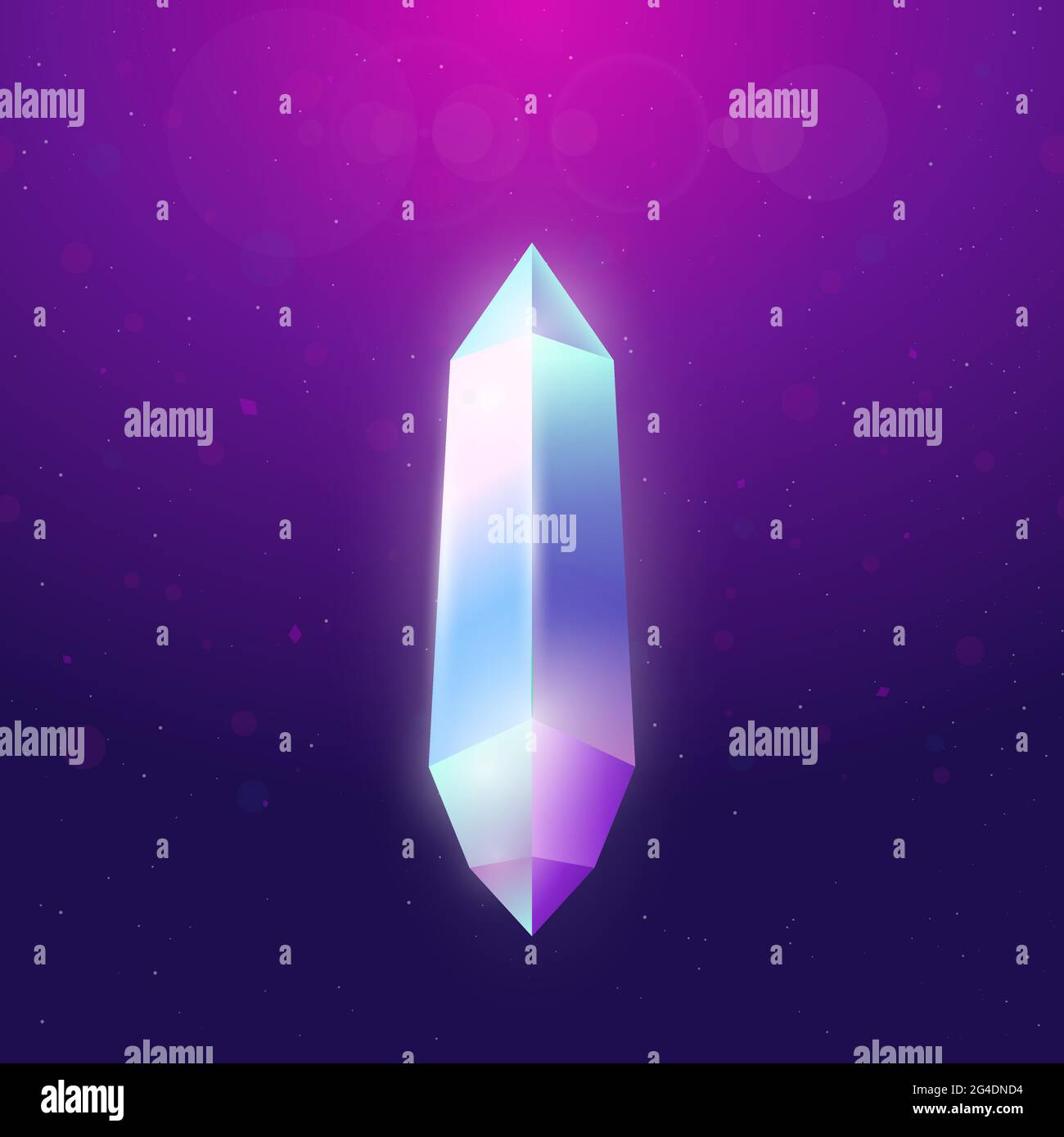 Magic crystal light gem Stock Vector Images - Alamy