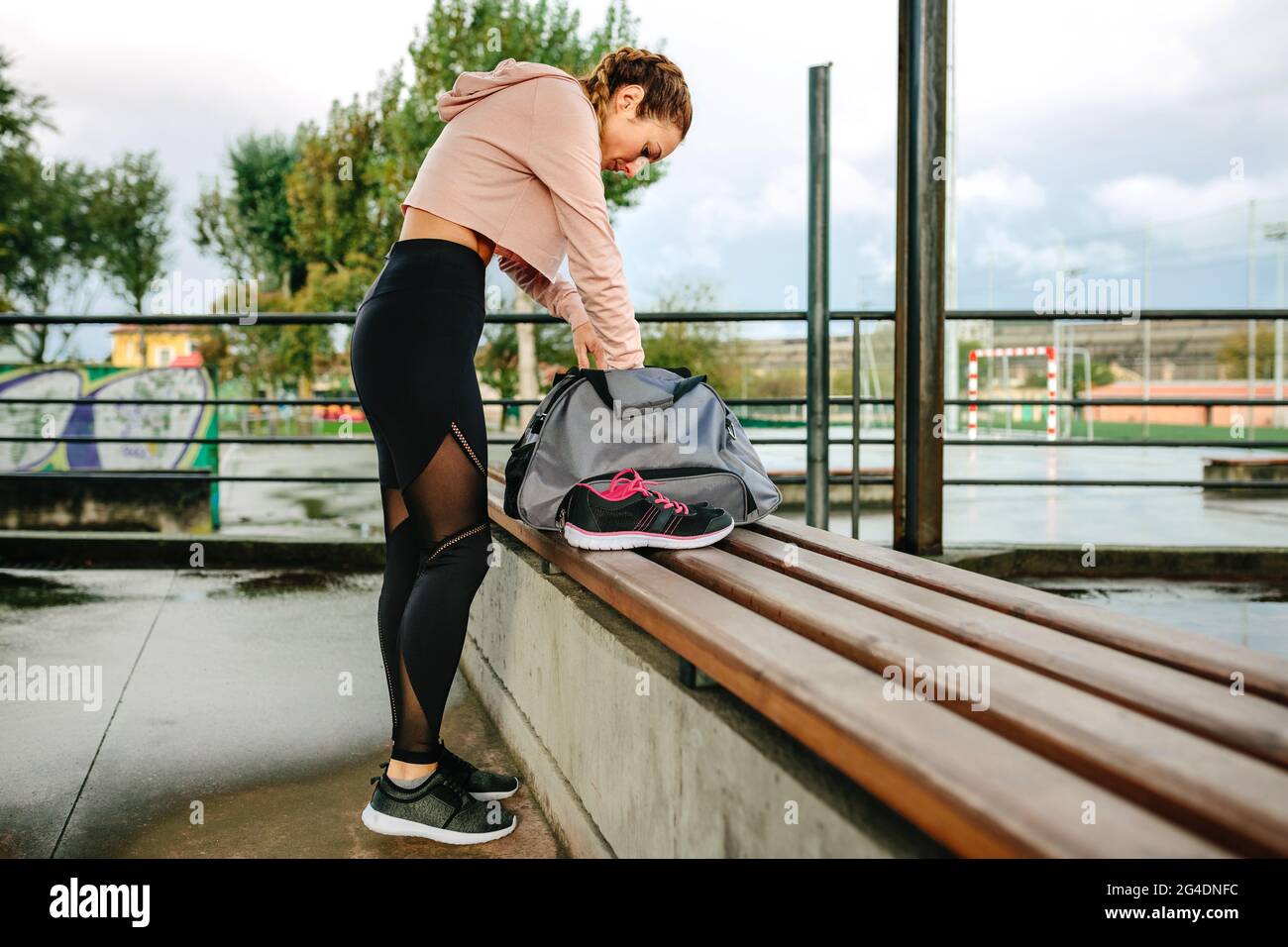 Preparing for training hi-res stock photography and images - Alamy