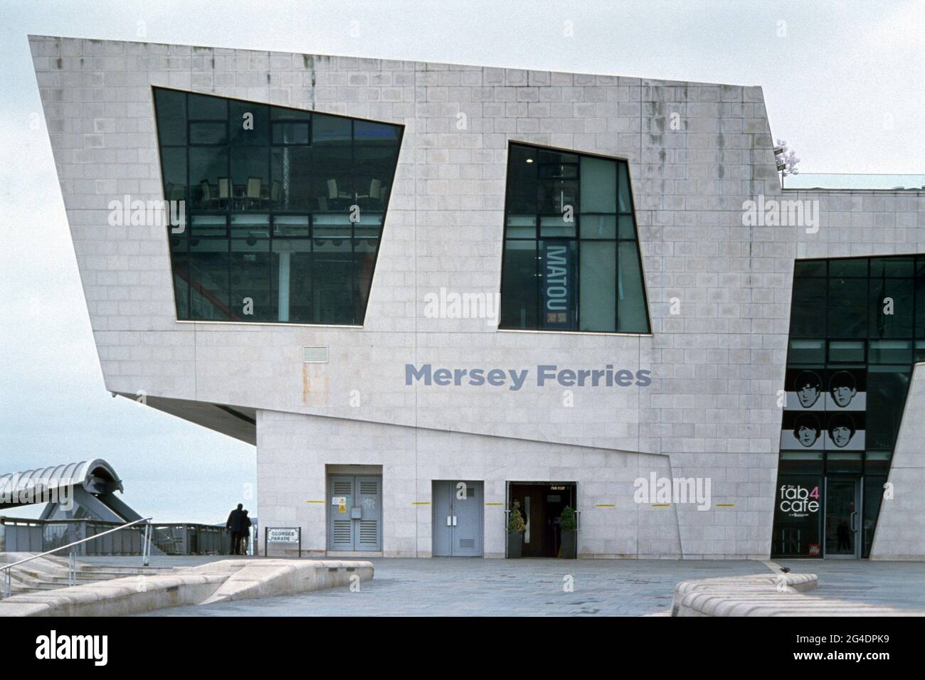 Liverpool, UK - July 2020: The building of Mersey Ferry terminal in ...
