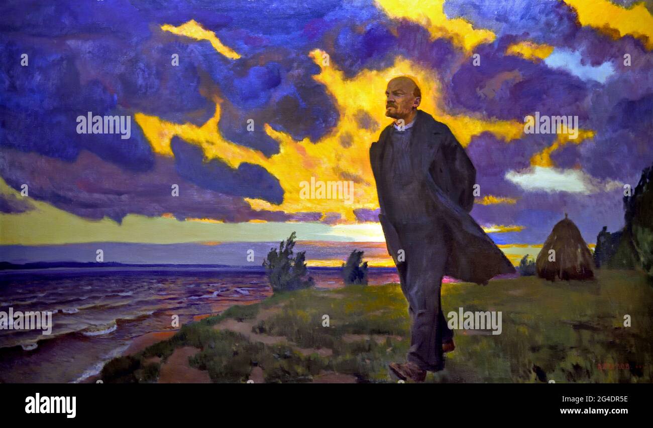 Lenin in Razliv. 1934. by Rylov. ( Russian Revolution 1917 - 1945 ...