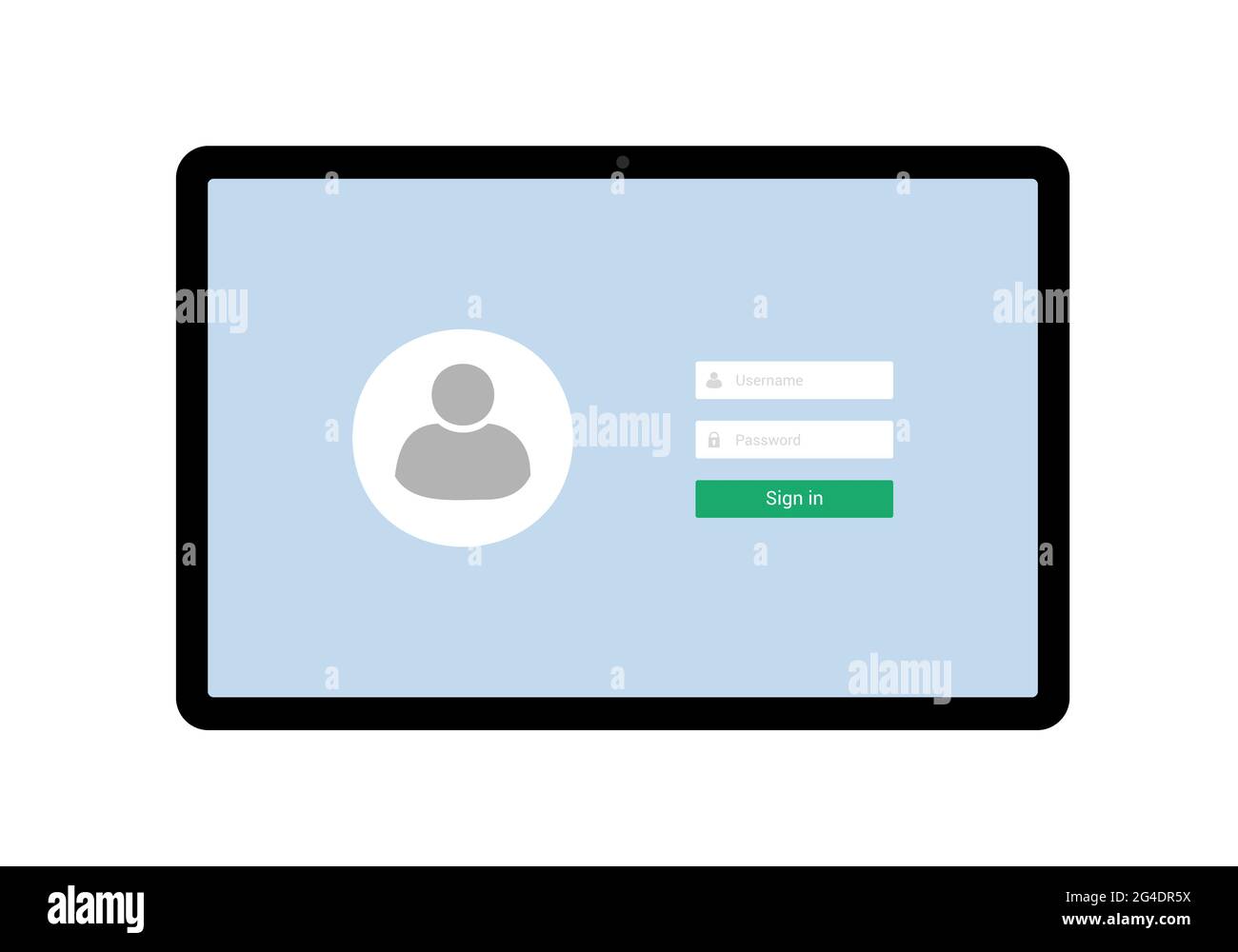 Logon vector vectors hi-res stock photography and images - Alamy