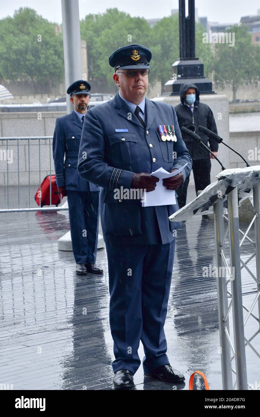 London, UK. 21st June, 2021. Sadiq Khan, Mayor of London to pay tribute ...