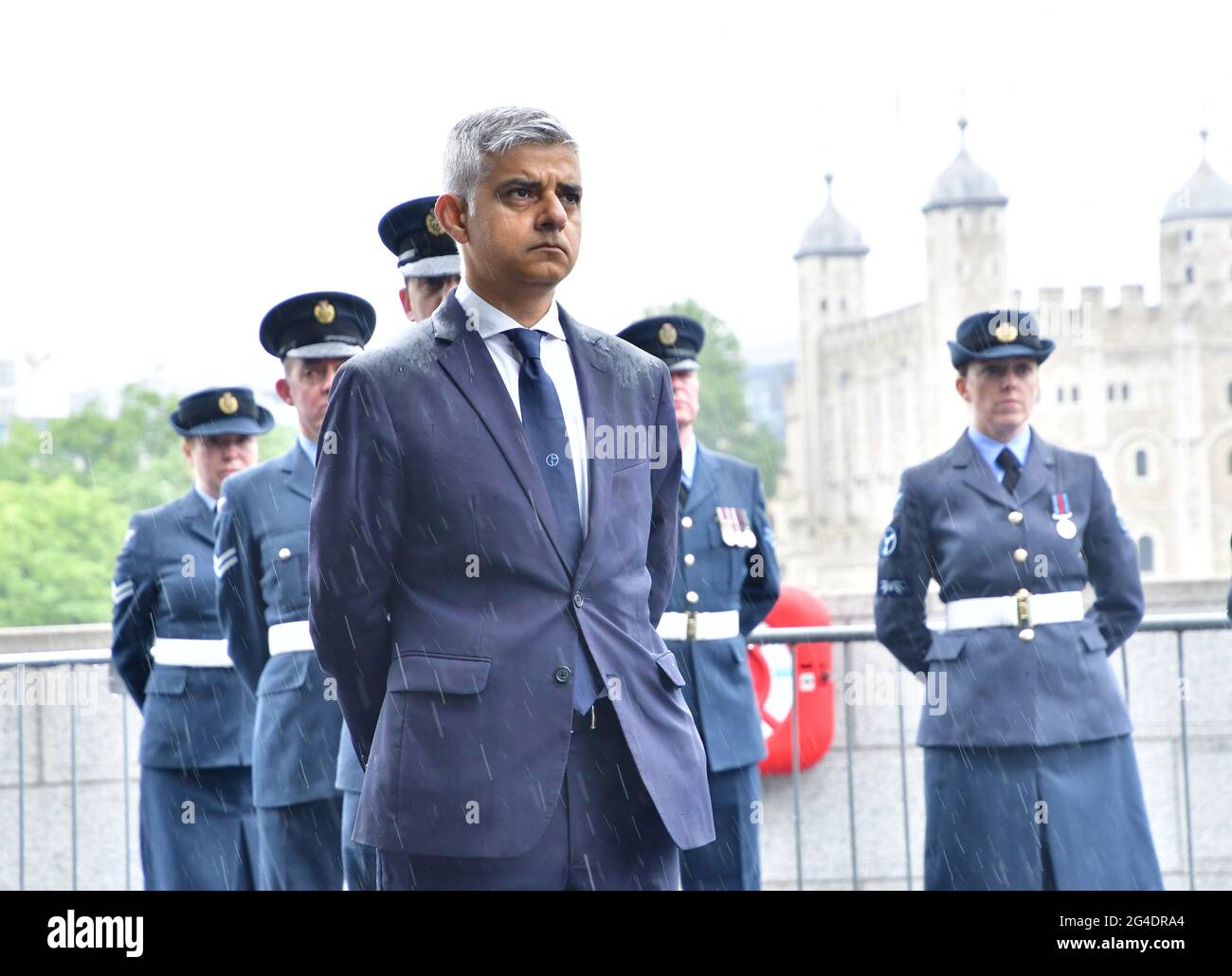 London, UK. 21st June, 2021. Sadiq Khan, Mayor of London to pay tribute ...