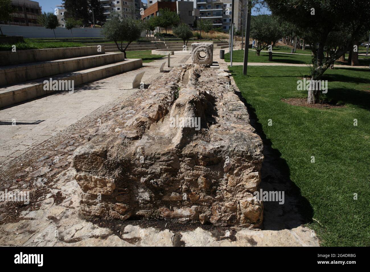 Monument, reconstructed, Low - Level Aqueduct built by Hasmoneans ...