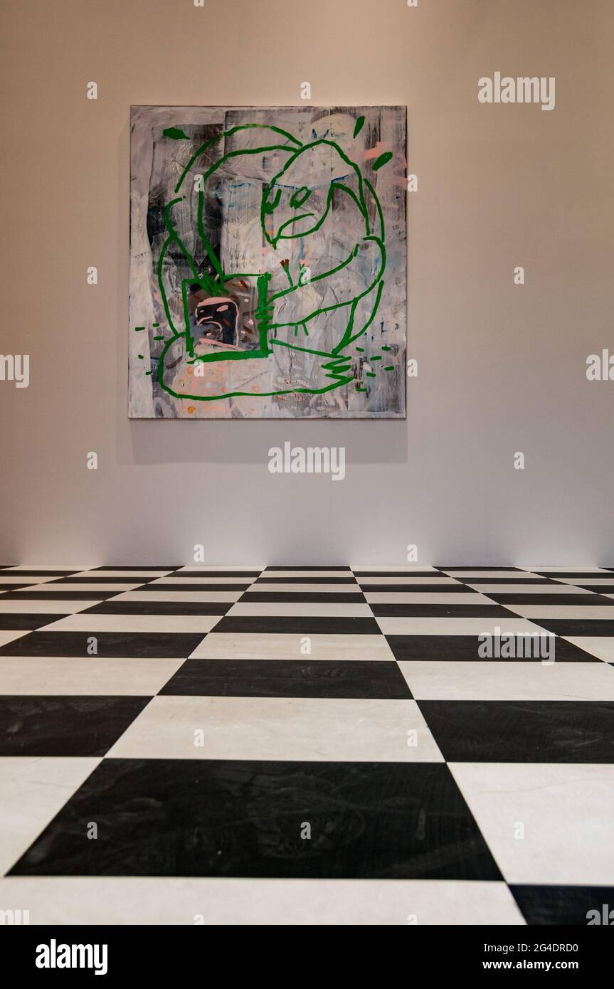 Art gallery in the M50 art district in Putuo District, Shanghai, China ...