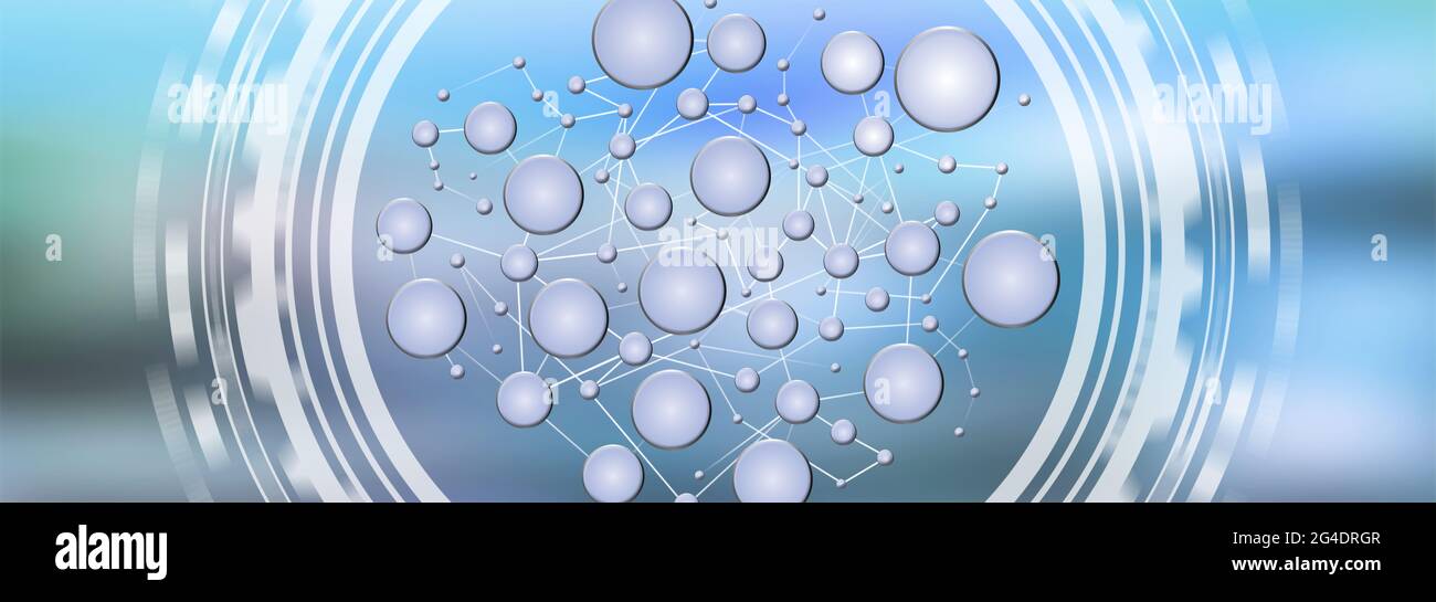 Illustration of a network concept Stock Photo - Alamy