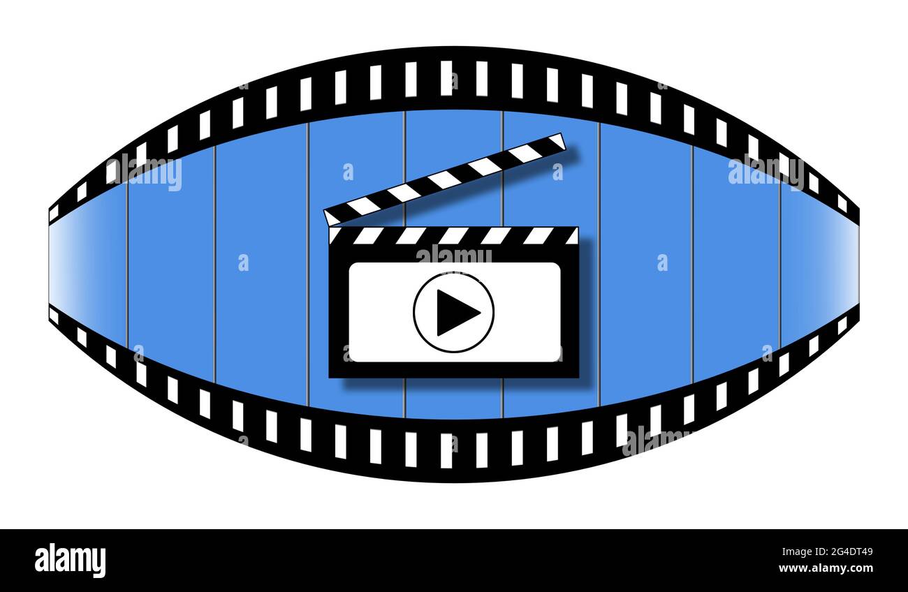 Cinema movies entertainment concept Cut Out Stock Images & Pictures - Alamy