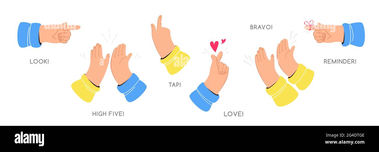 Two hands are giving a high-five Stock Vector Image & Art - Alamy