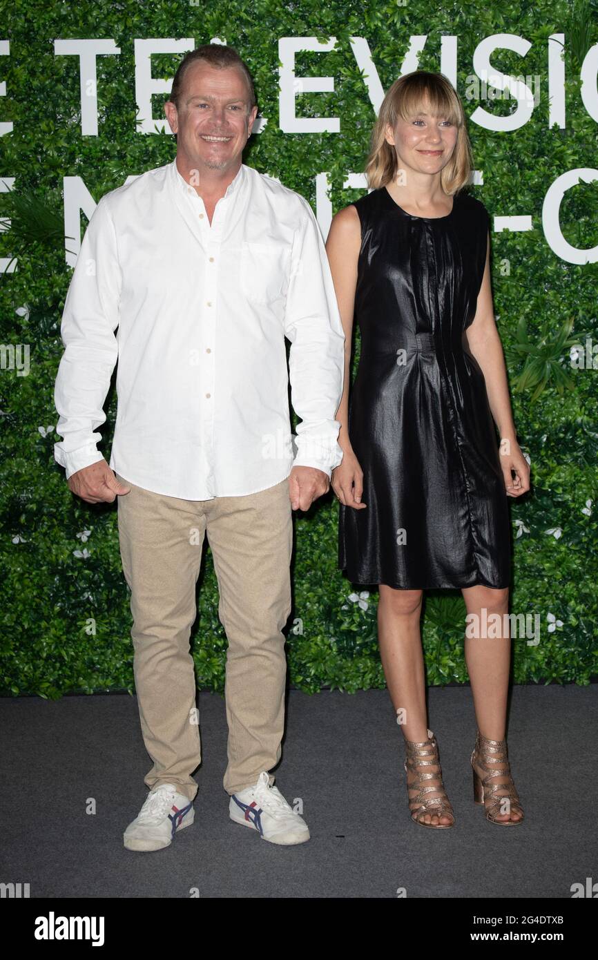 Anton Leach and Jasmine Duthie attend Lions, Bones & Bullets attend a ...