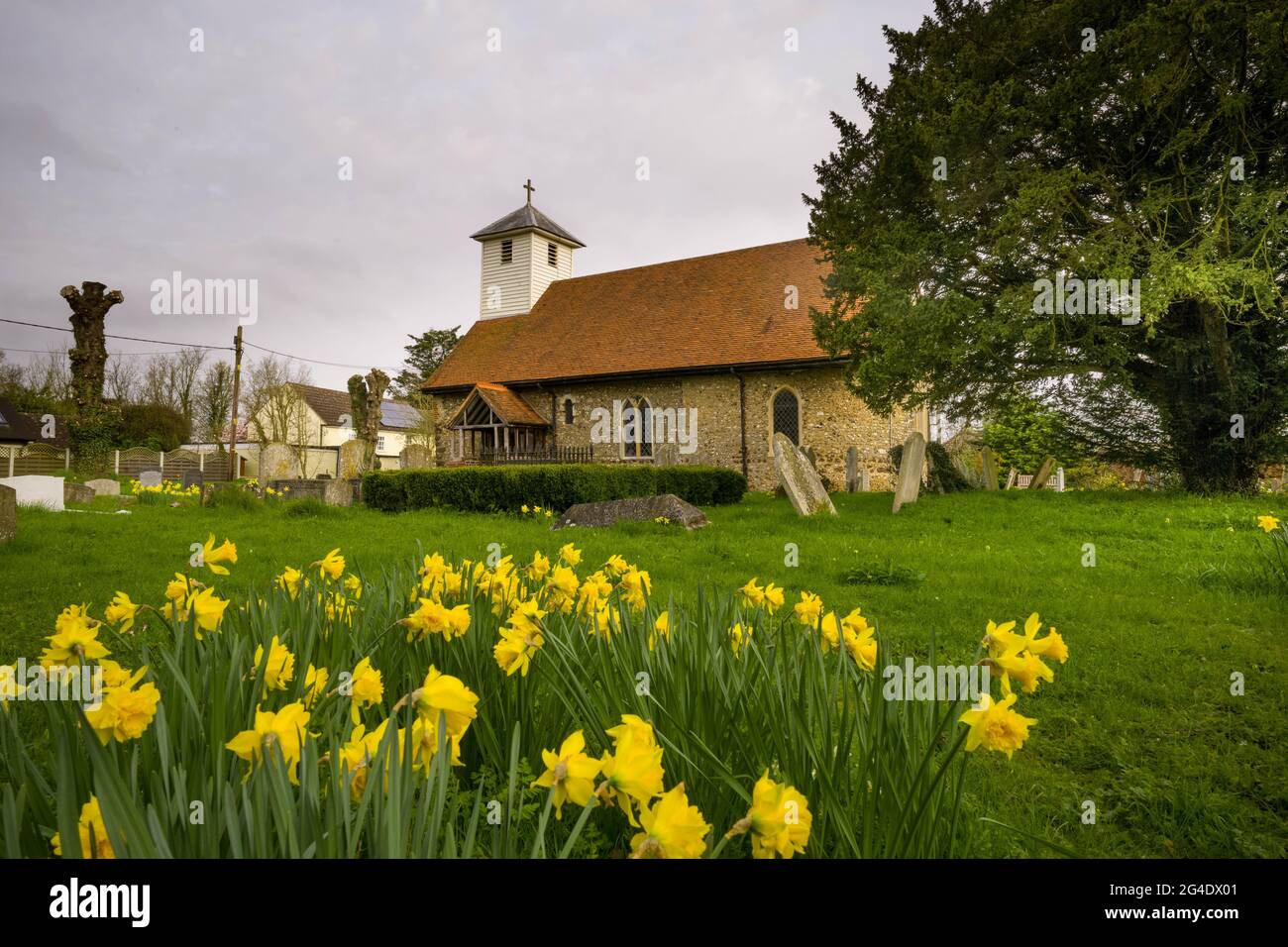 Little Tey Church Stock Photo - Alamy