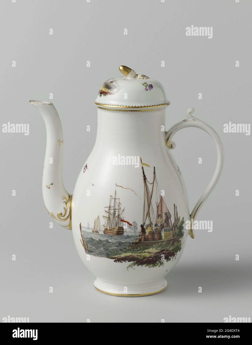 . Porcelain factory on the Amsteloper-Amstel, c. 1784-1809Hard-Paste ...