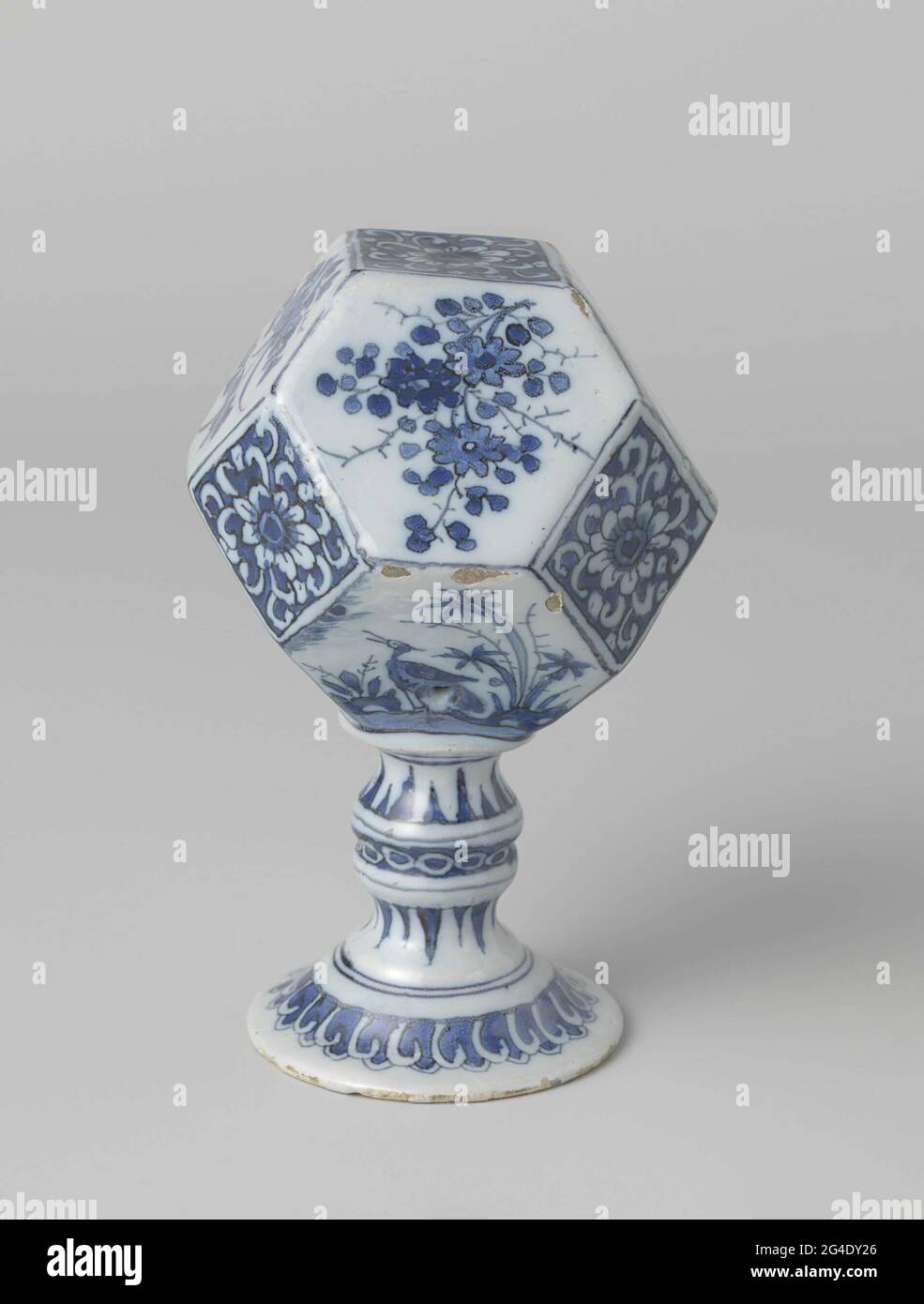 . Decorative object of faience with flowers inspired by chinese ...